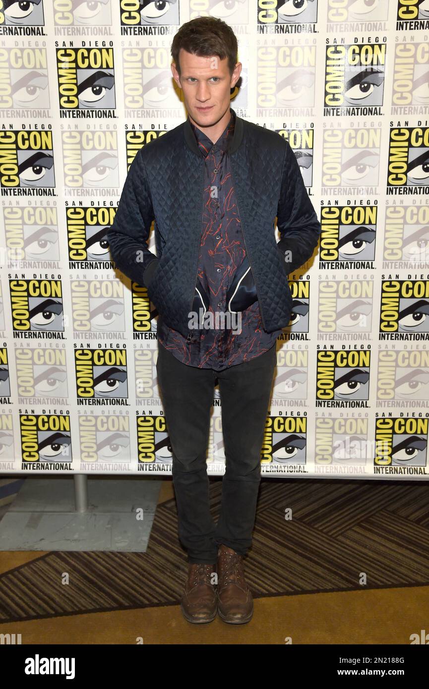 Matt Smith attends the "Pride and Prejudice and Zombies" press line on ...