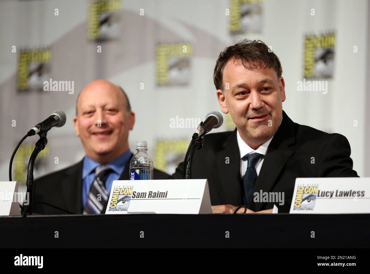 Sam Raimi, right, and Ivan Raimi, from the STARZ original series "Ash ...