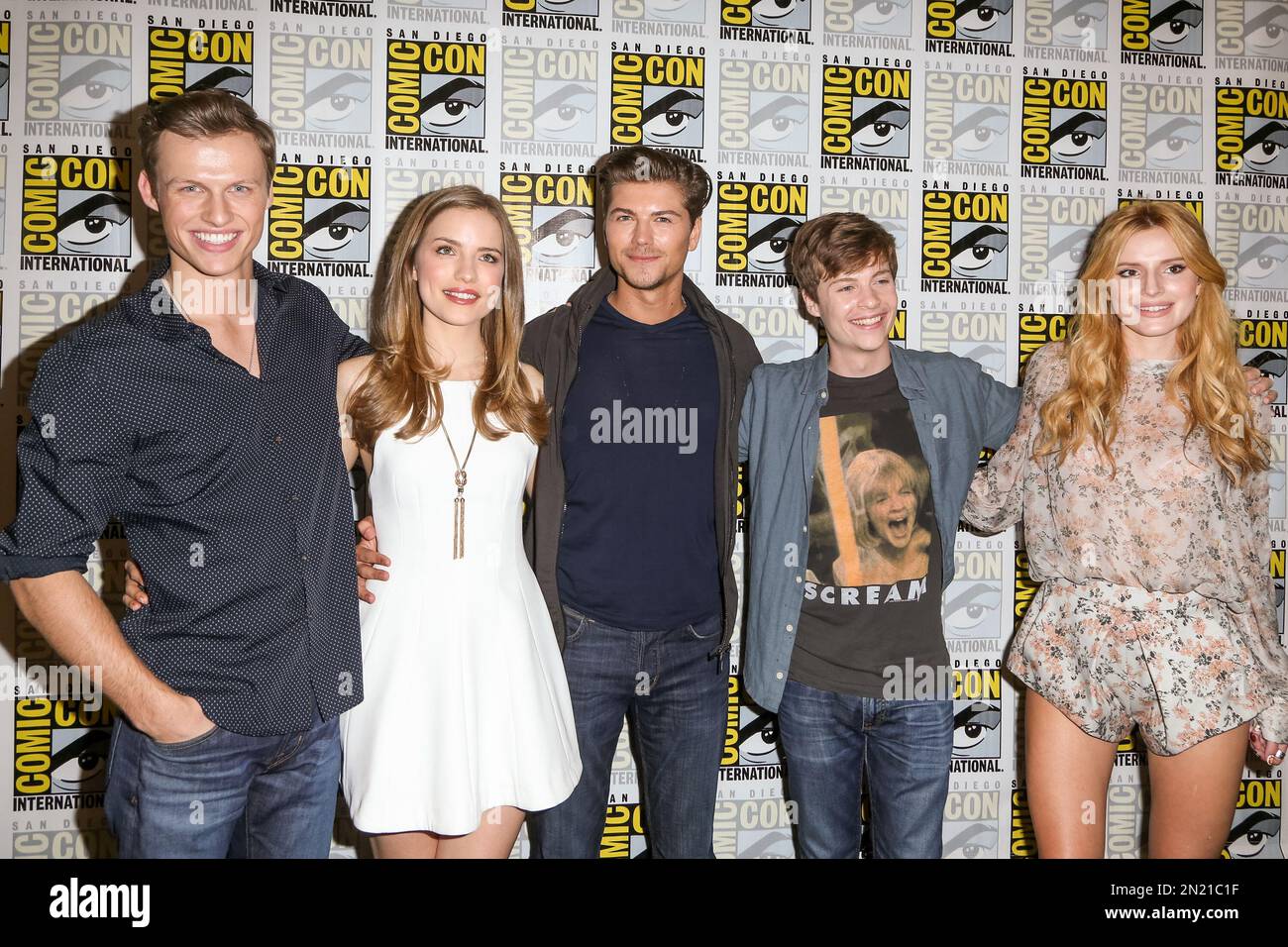 From left, Connor Weil, Willa Fitzgerald, Amadeus Serafini, John Karna ...