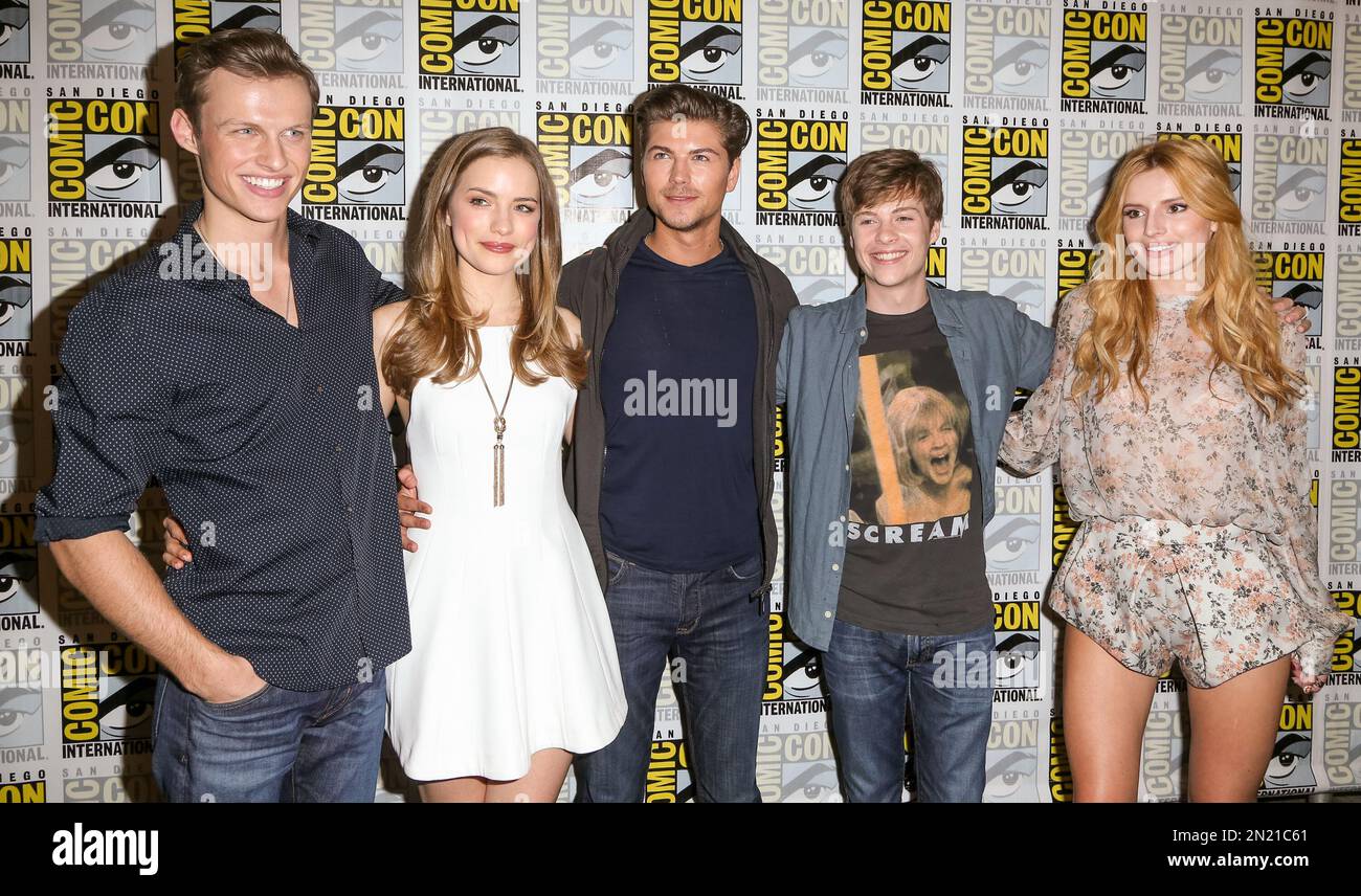 From left, Connor Weil, Willa Fitzgerald, Amadeus Serafini, John Karna ...