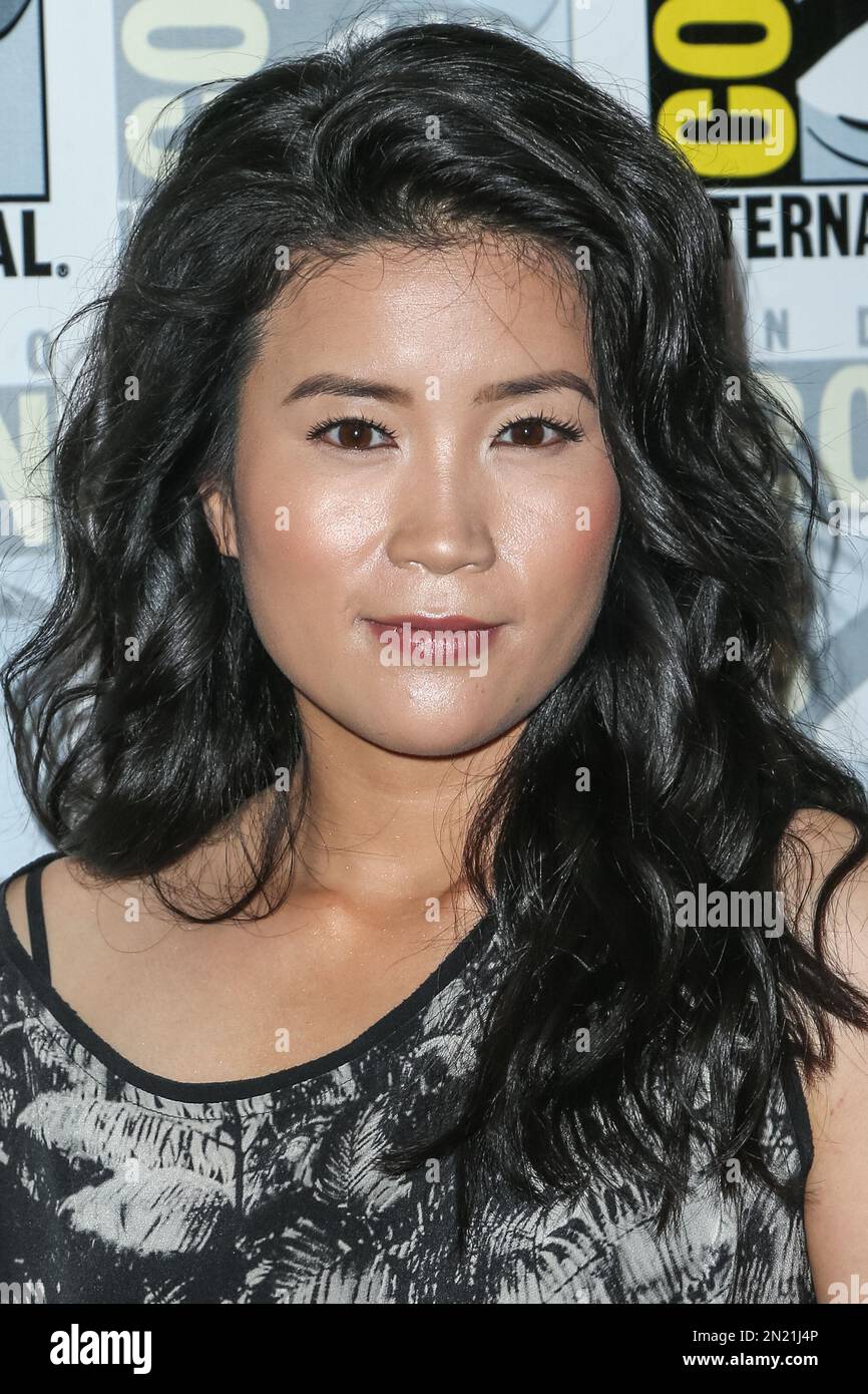 Jadyn Wong attends the CBS "Scorpion" press line on day 1 of Comic-Con ...