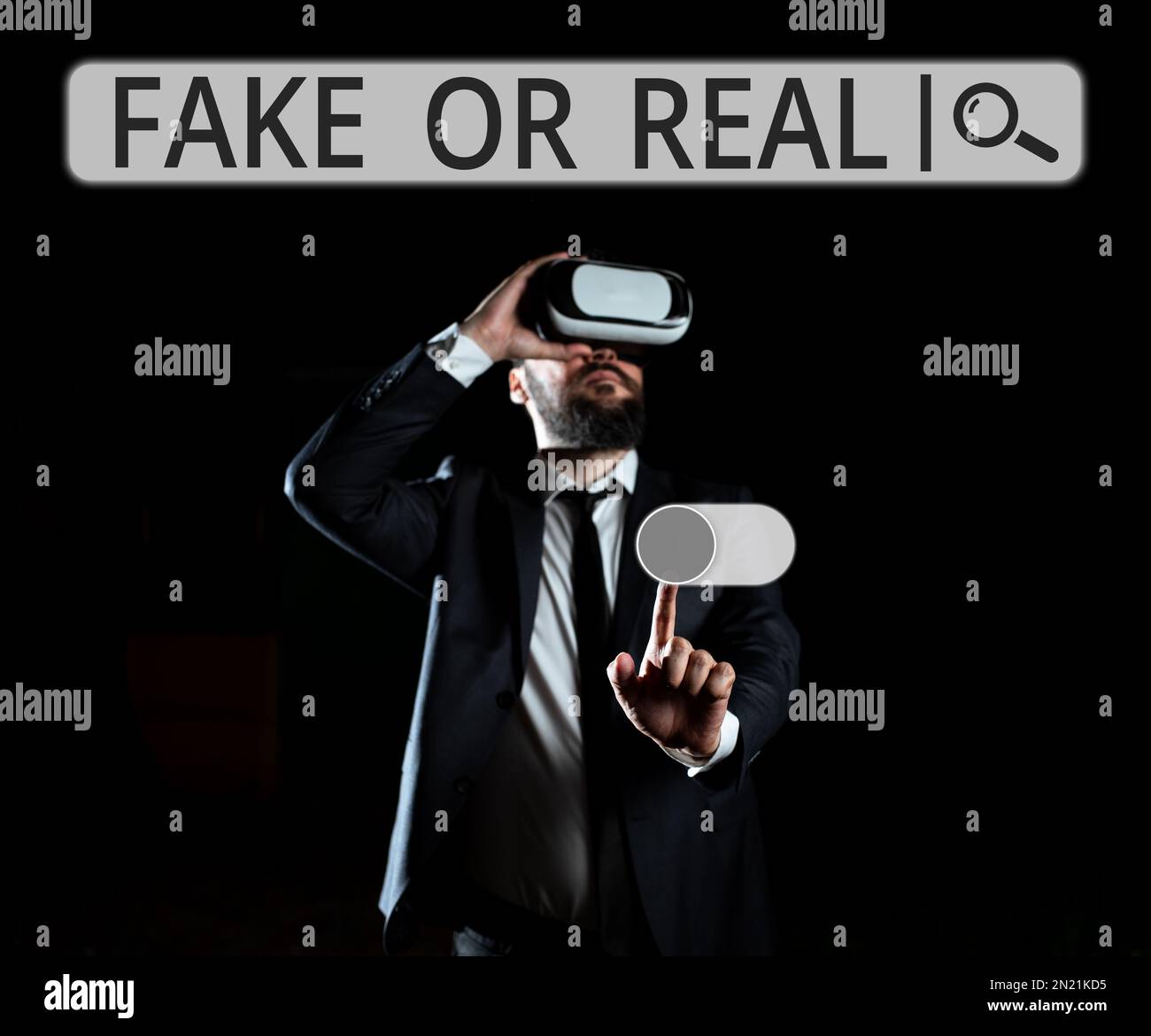 Text showing inspiration Fake Or Real. Business approach difference ...
