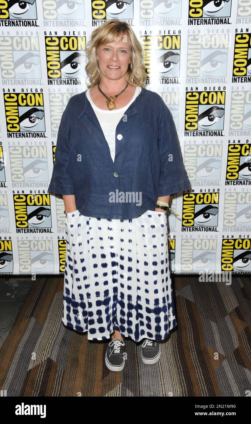 Executive Producer Sue Vertue attends the "Sherlock" press line on day ...