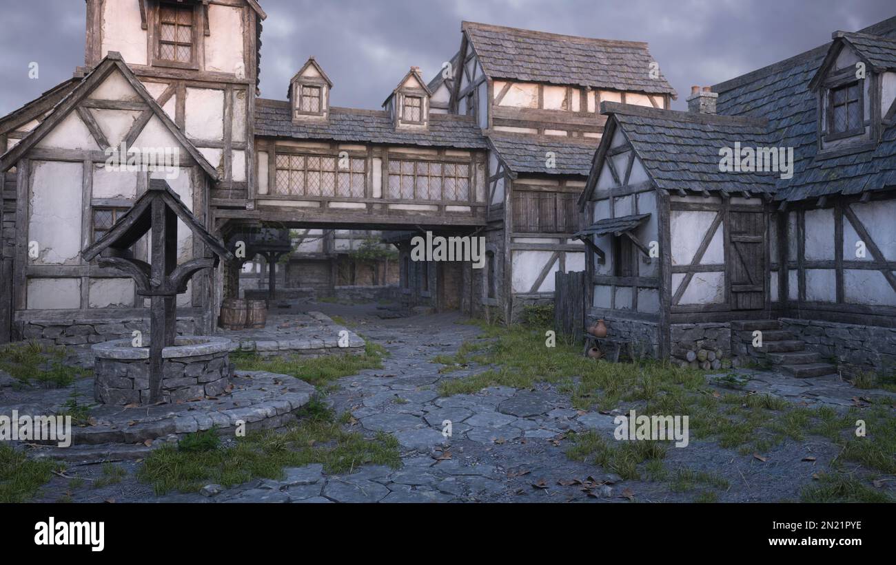 Medieval Village Houses