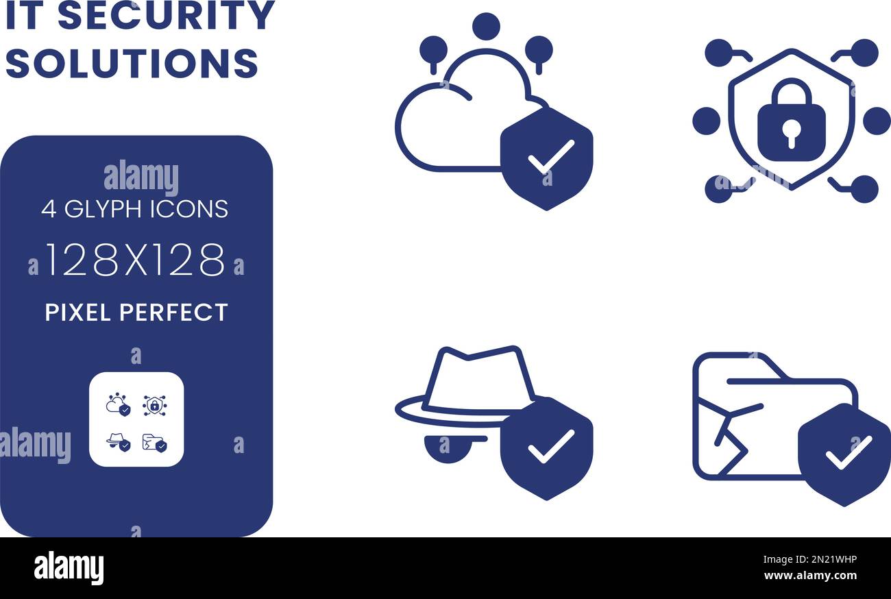 Database icon pack hi-res stock photography and images - Alamy