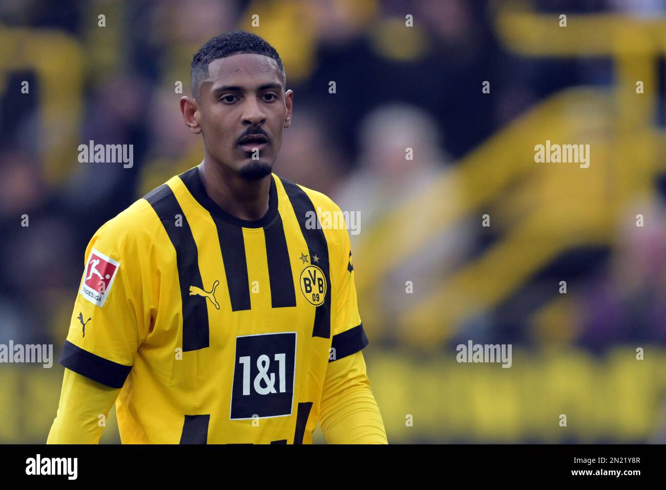 DORTMUND - Sebastien Haller of Borussia Dortmund during the Bundesliga ...
