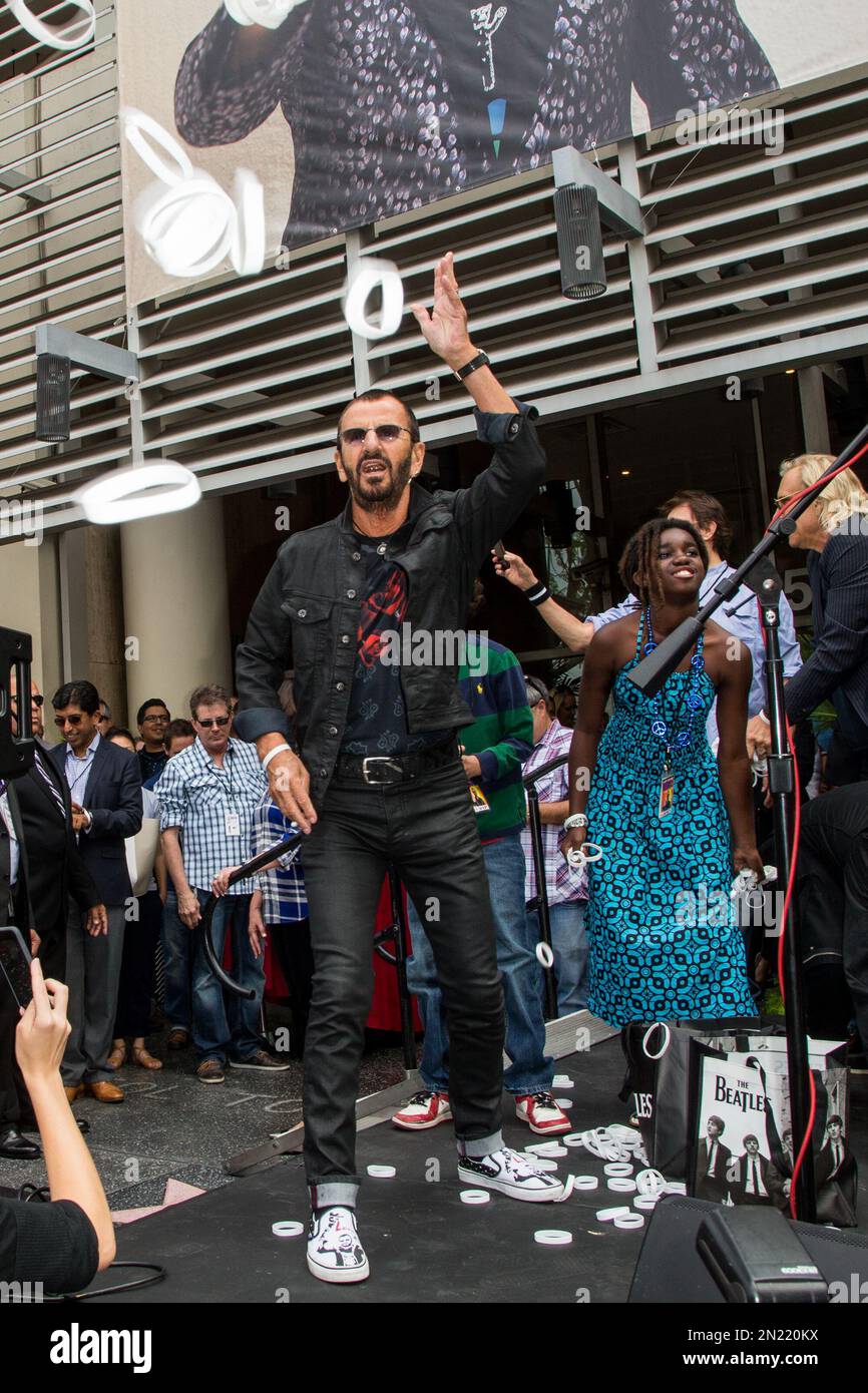 Ringo Starr attends his #PEACEANDLOVE Birthday Celebration at Capitol ...