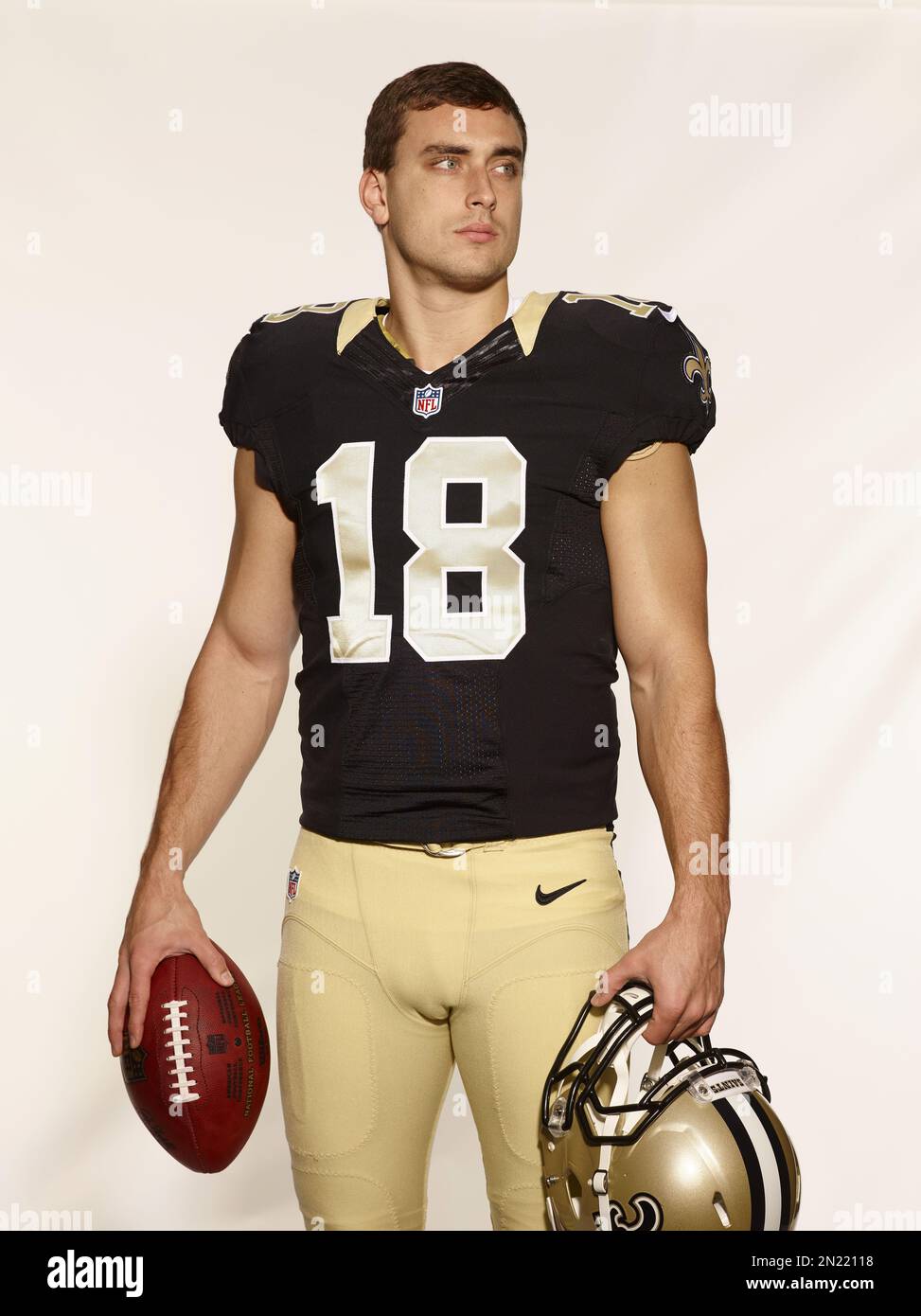 New Orleans Saints quarterback Garrett Grayson poses for a portrait ...