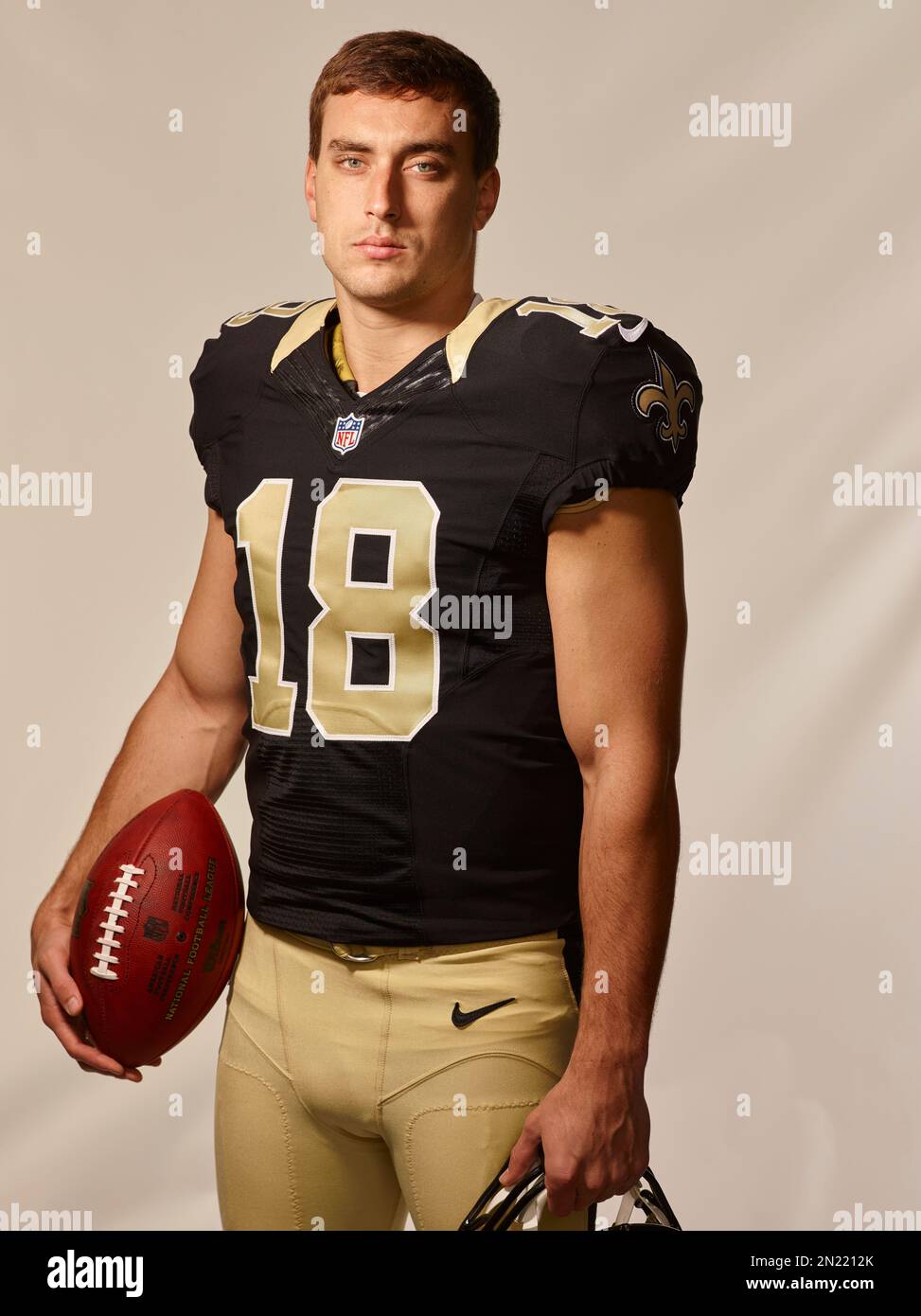 New Orleans Saints quarterback Garrett Grayson poses for a portrait ...
