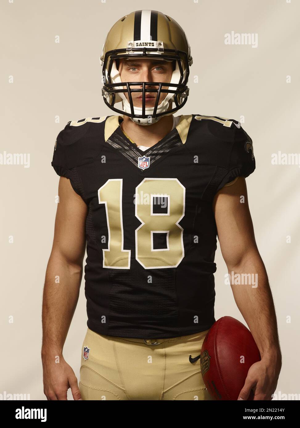 New Orleans Saints quarterback Garrett Grayson poses for a portrait ...