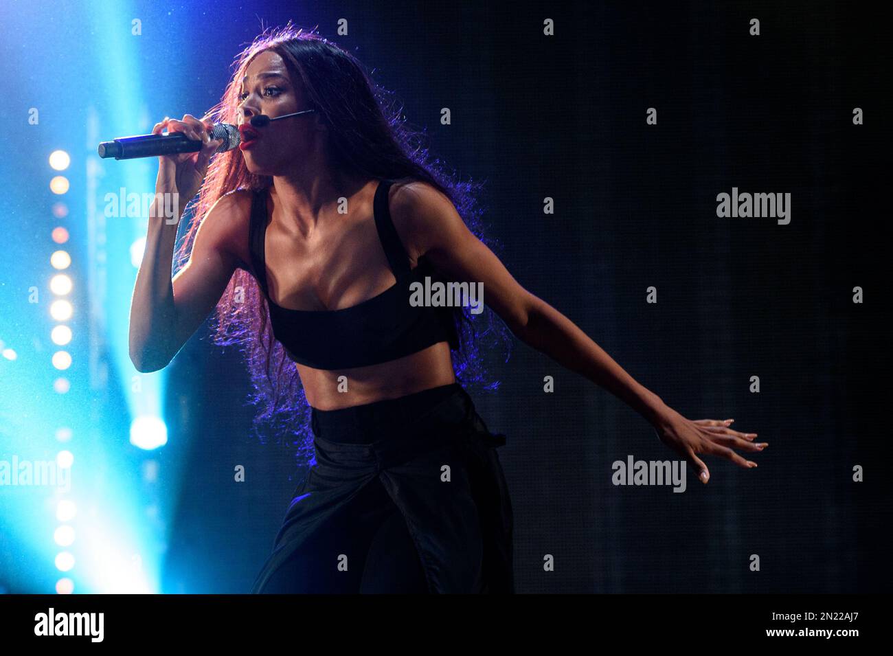 U.S singer Ciara Harris, better known by her stage name Ciara, performs ...