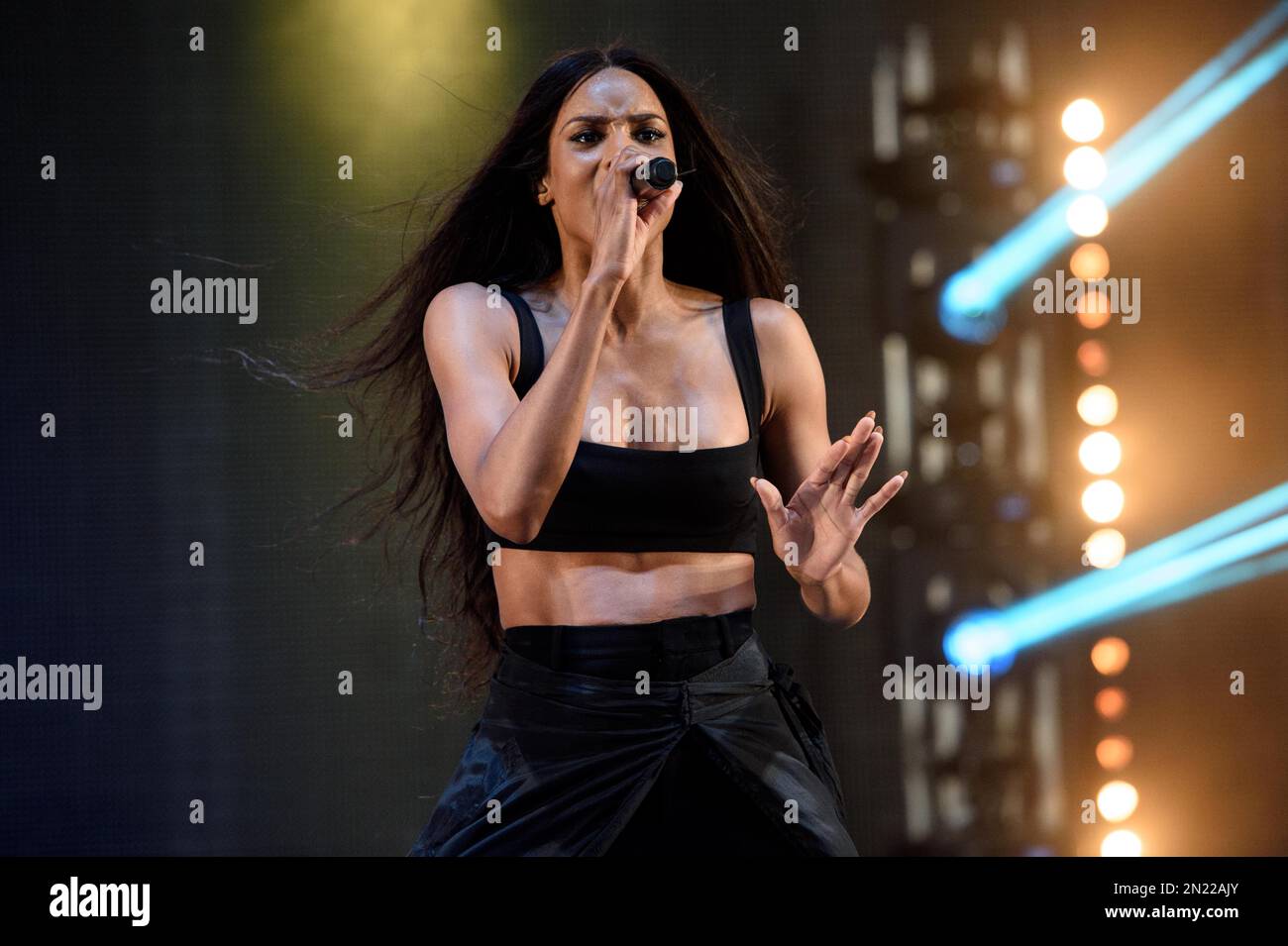 U.S singer Ciara Harris, better known by her stage name Ciara, performs ...