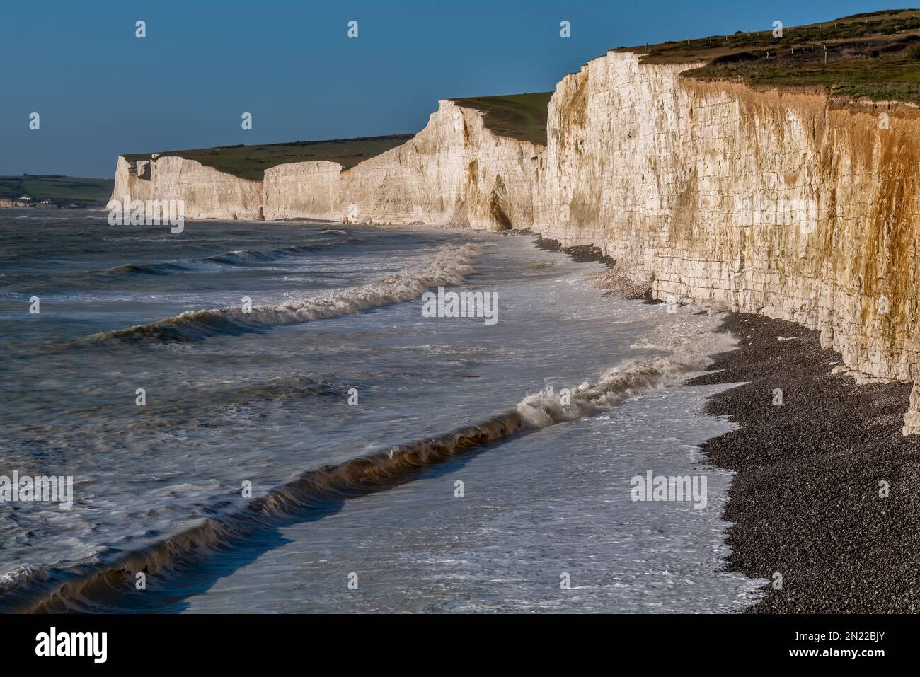 Seven Sisters White Cliffs, Sussex, England Stock Photo - Alamy
