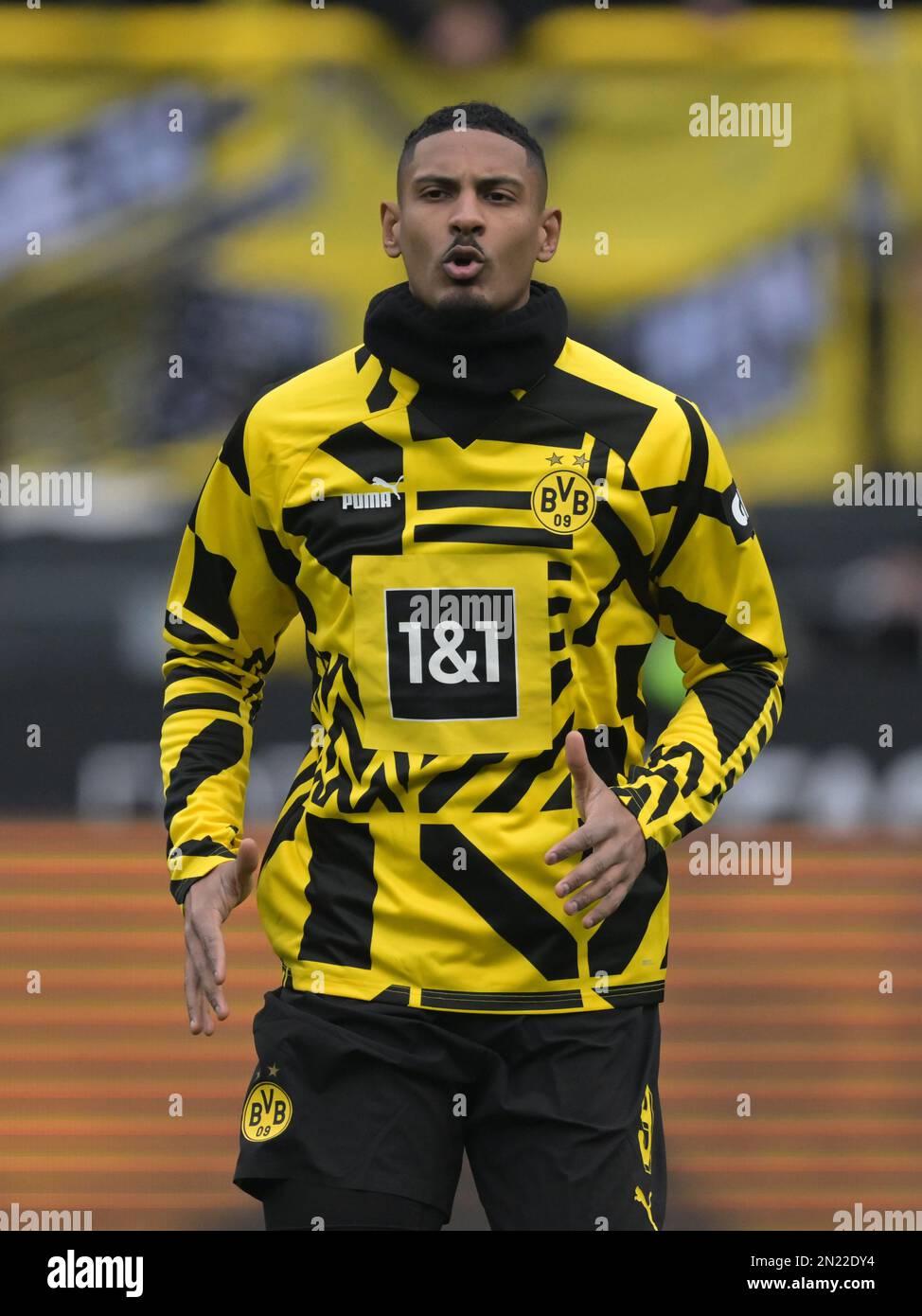 DORTMUND - Sebastien Haller of Borussia Dortmund during the Bundesliga ...