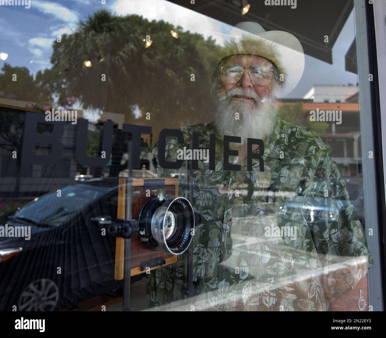 In this Saturday, June 27, 2015 photo, photographer Clyde Butcher poses ...