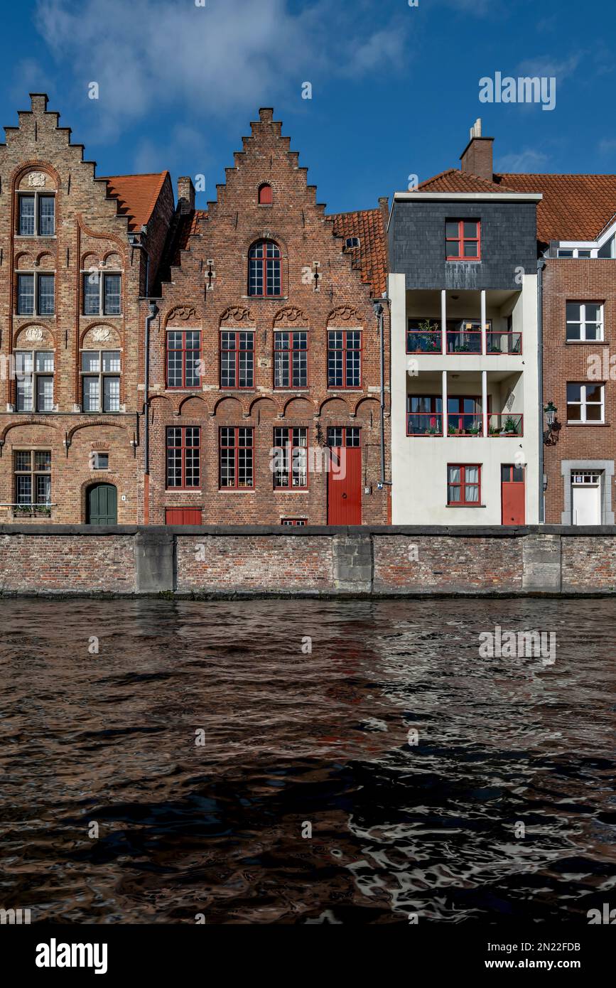 Old Houses, Bruges, Belgium Stock Photo - Alamy