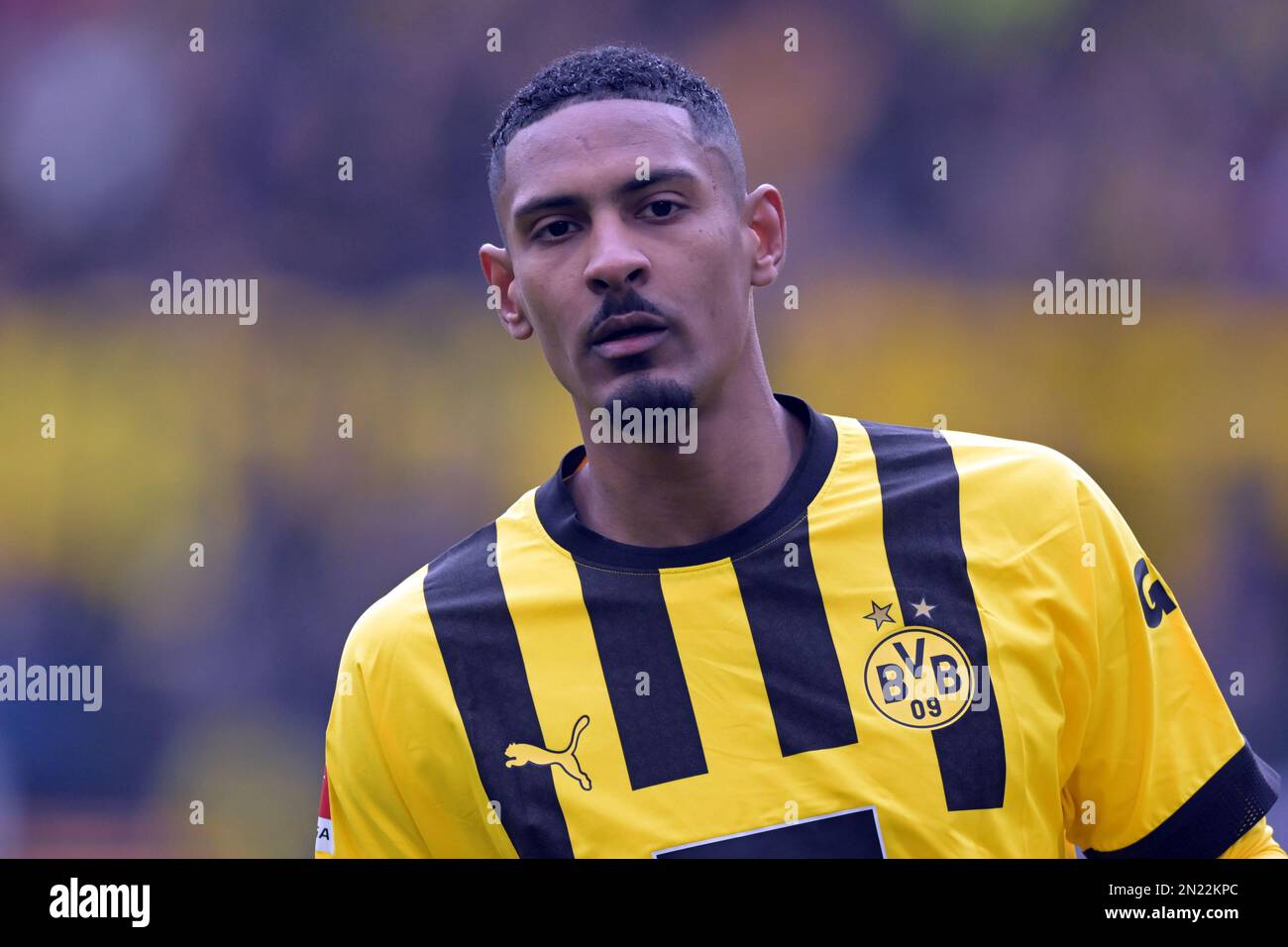 DORTMUND - Sebastien Haller of Borussia Dortmund during the Bundesliga ...