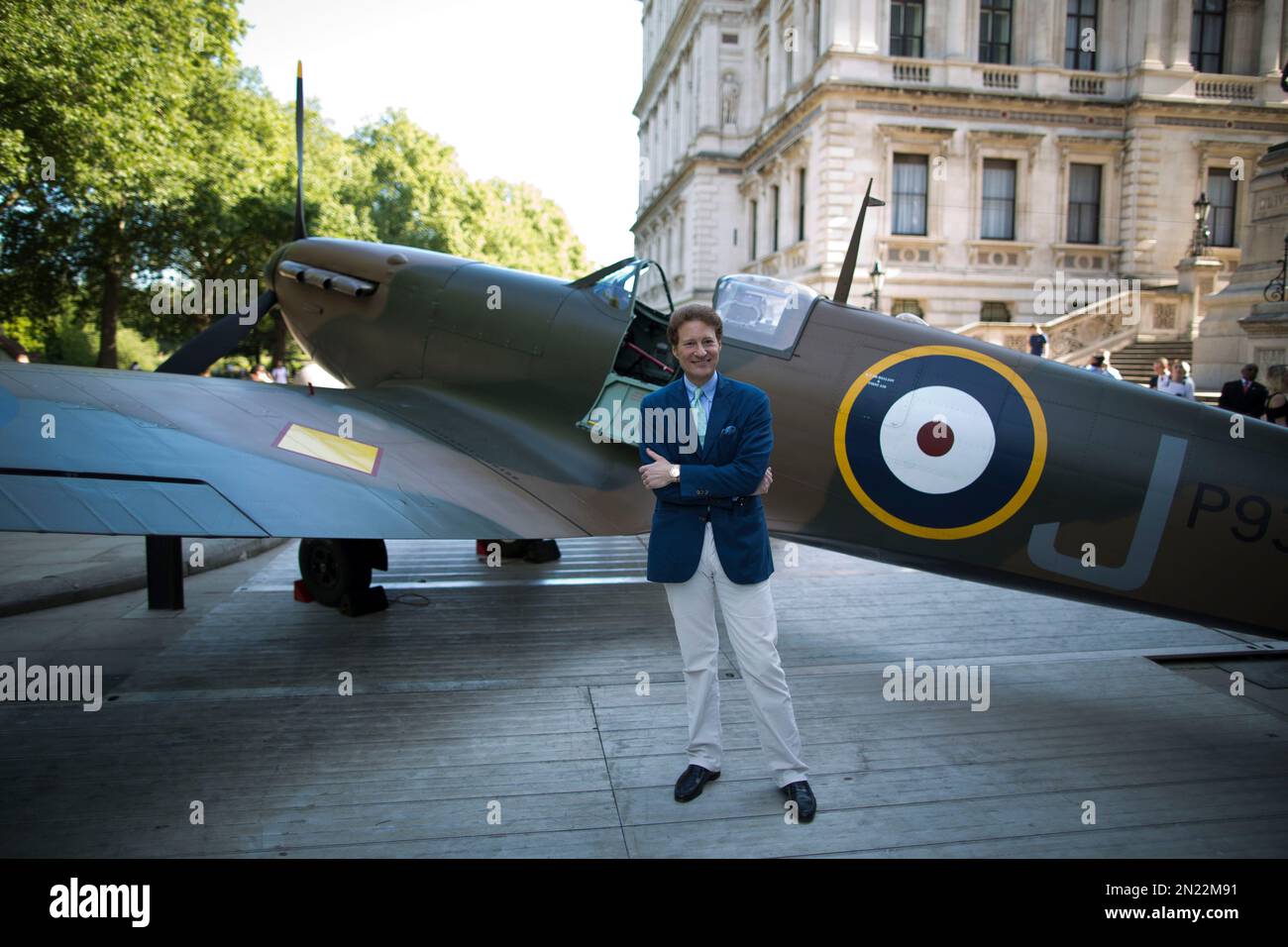 American entrepreneur and philanthropist Thomas Kaplan poses for ...