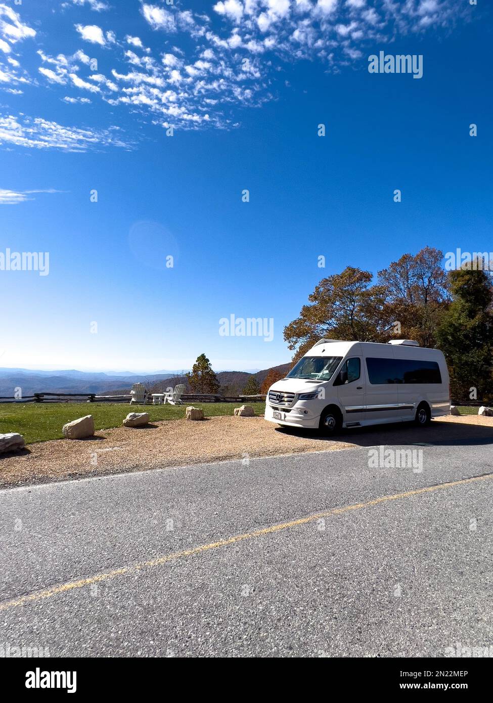 Boone, NC USA - October 23, 2023 - A Grech Strada Camper Van parked in ...