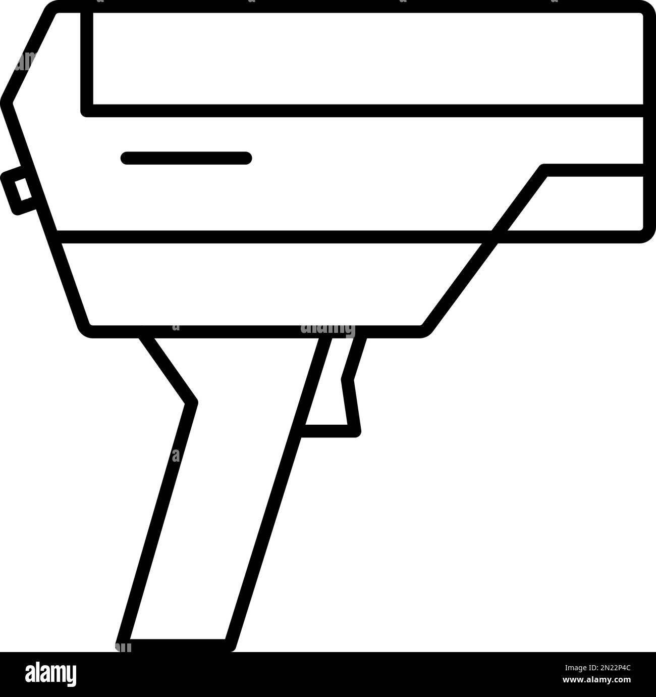 Speed Radar, line vector icon on transparent background. Outline Speed ...