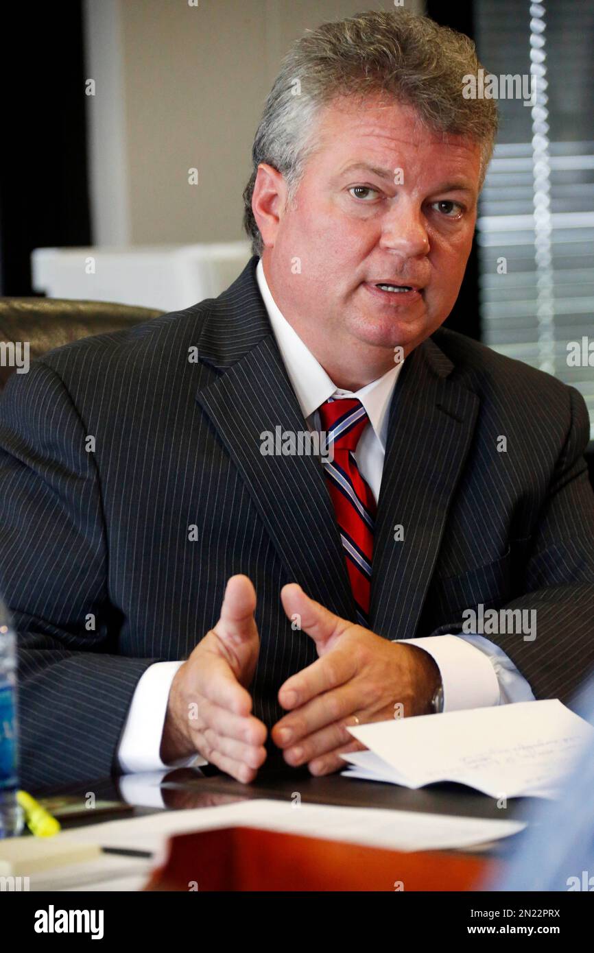 Mississippi Attorney General Jim Hood announces the details of a ...