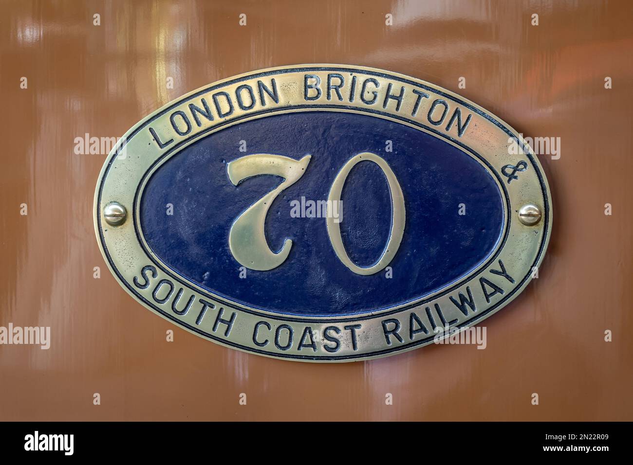 LBSCR 'A1' class 0-6-0T No. 70 'Poplar', Horsted Keynes on the Bluebell ...