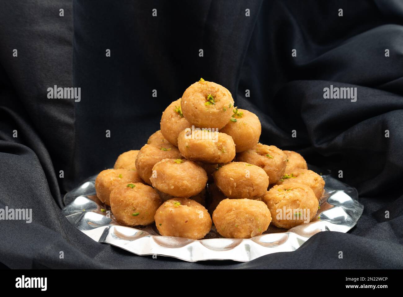 Indian Mithai Balushahi Also Called Balsaahi, Badushah, Khurmi, Glazed ...