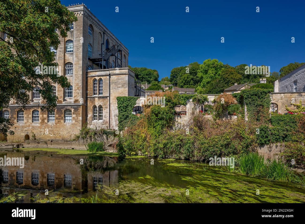 Restored Old Mill Stock Photo - Alamy