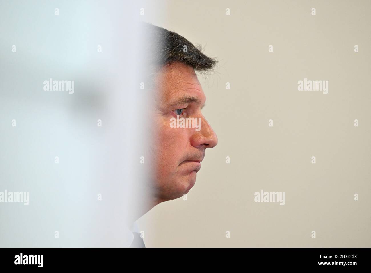 Shadow Treasurer Angus Taylor at a press conference at Parliament House ...