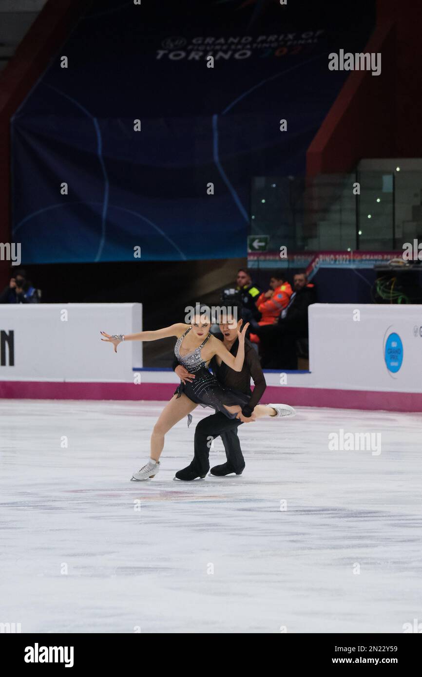 Hannah Lim and Ye Quan (KOR) perform during the Junior Ice Dance - Free ...