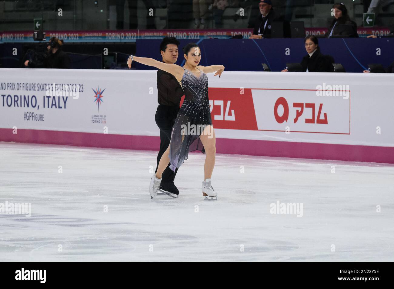 Hannah Lim and Ye Quan (KOR) perform during the Junior Ice Dance - Free ...