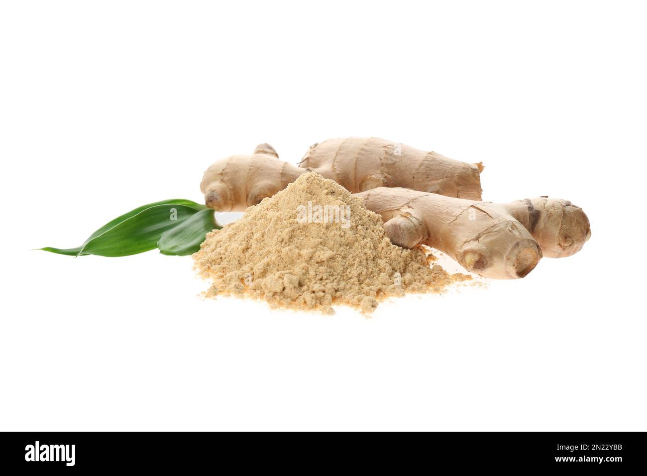 Ginger powder fresh root hi-res stock photography and images - Alamy