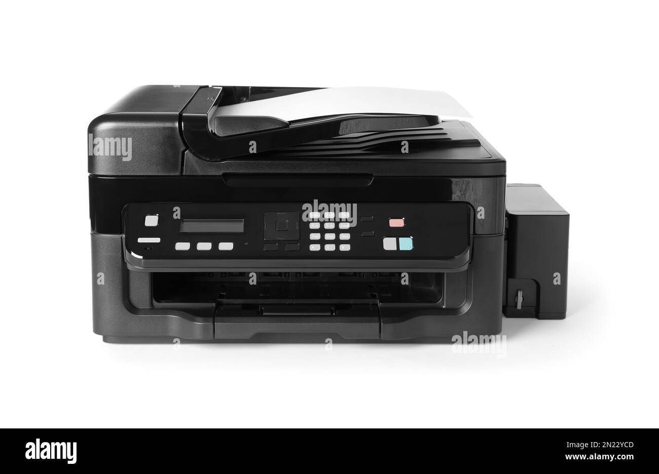 New modern multifunction printer isolated on white Stock Photo - Alamy