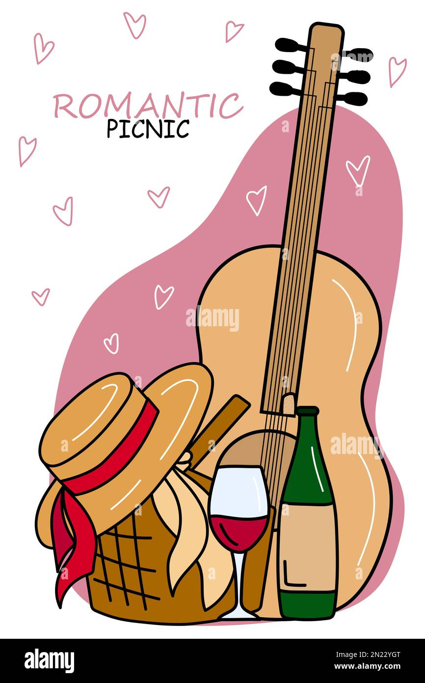 Summer picnic poster or invitation cards Stock Vector Image & Art - Alamy