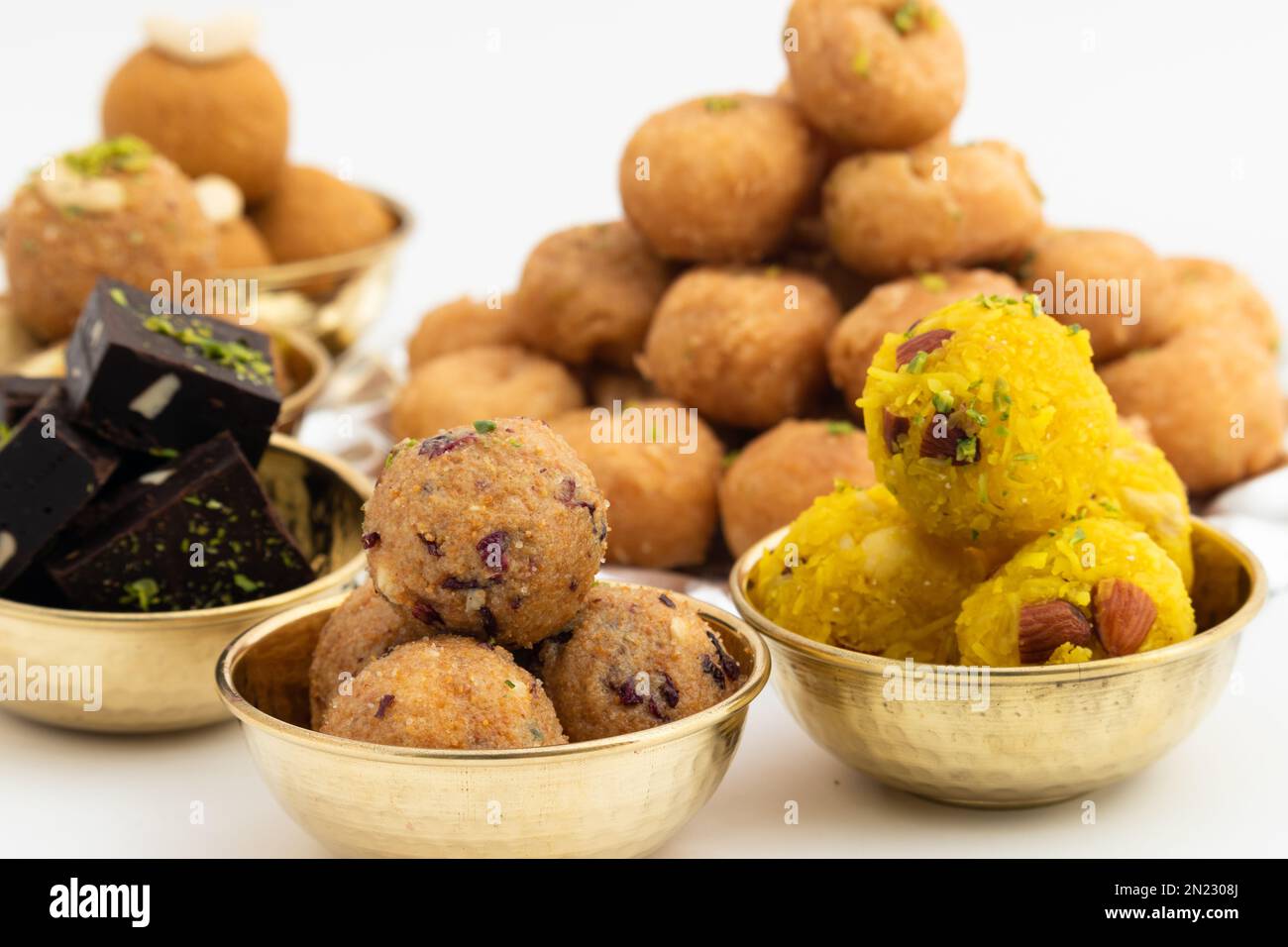 Indian Mithai Gulab Churma Ke Laddu Or Choorma Ke Ladoo Is Made Of ...