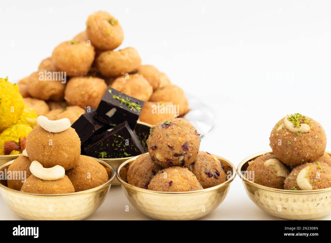 Indian Mithai Churma Laddu, Besan Ladoo, Gulab Choorma Ke Laddoo. Food ...