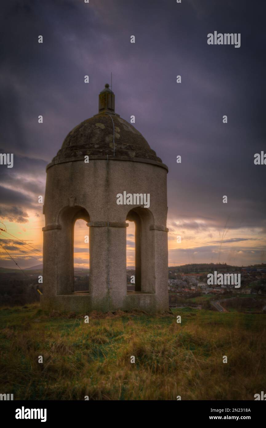 temple of venus macduff.on the hill of doune Stock Photo - Alamy