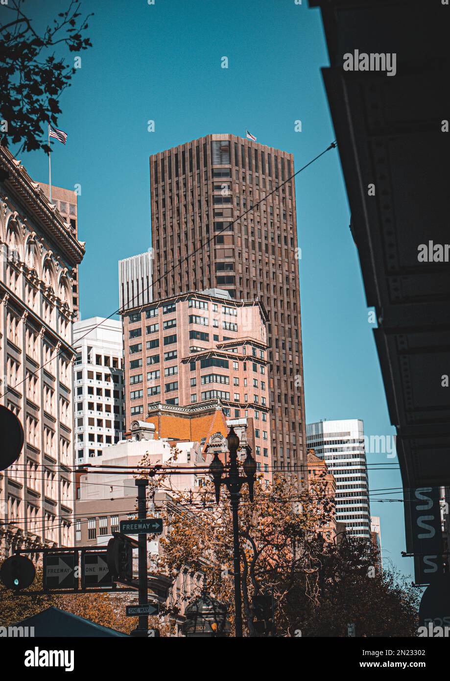 buildings in the city center san francisco Stock Photo - Alamy