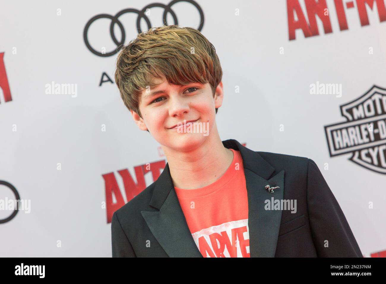 Ty Simpkins attends the world premiere of Marvel's 'Ant-Man' at the ...