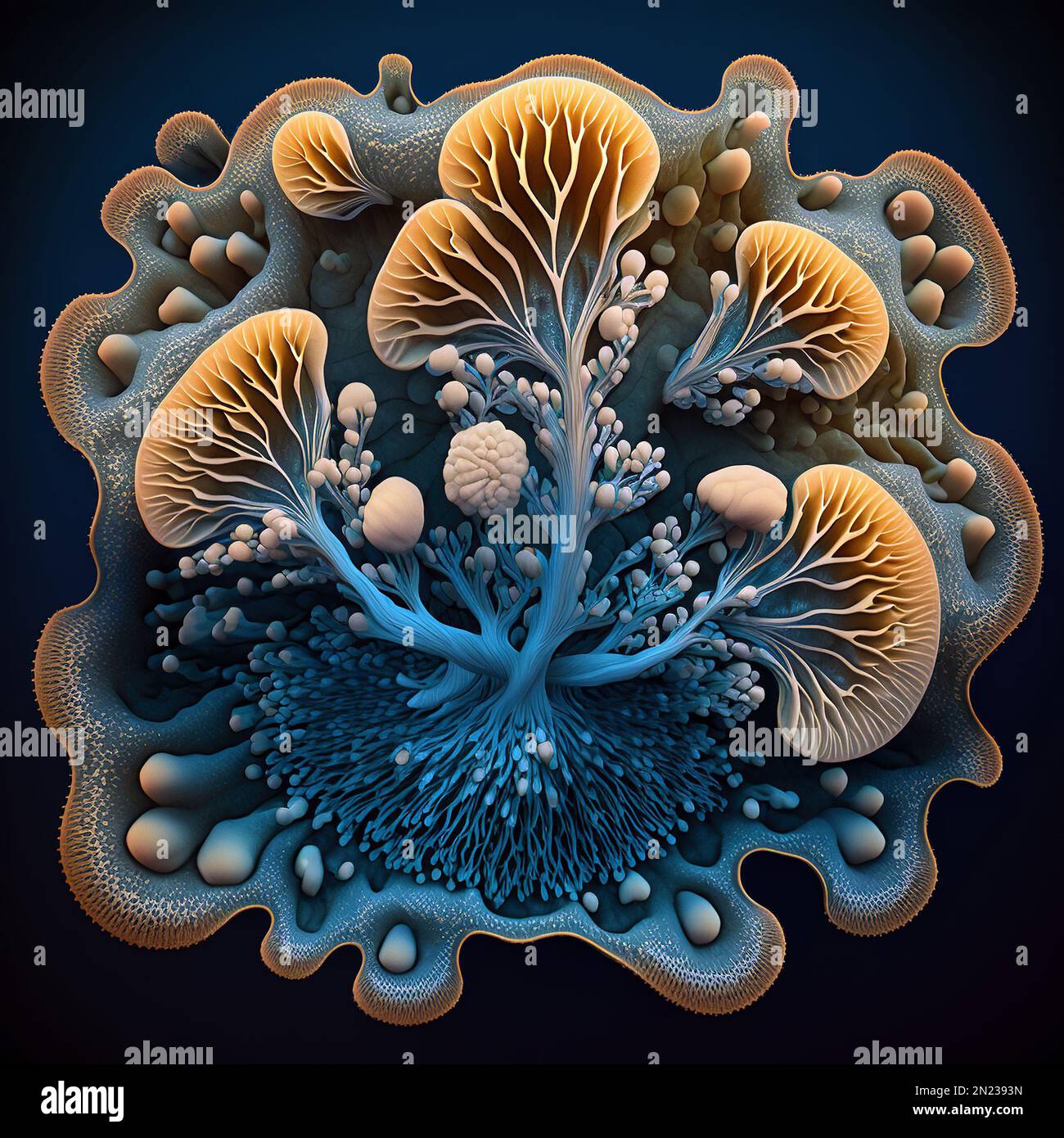 Mushroom mycelium microscope hi-res stock photography and images - Alamy