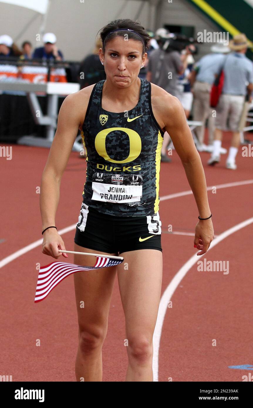Jenna Prandini is shown at the U.S. track and field championships in ...