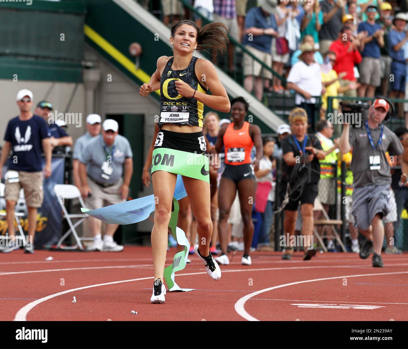 Jenna Prandini is shown at the U.S. track and field championships in ...