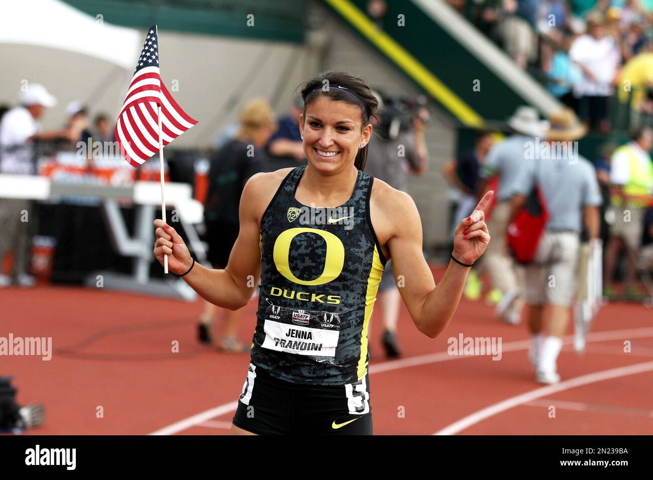 Jenna Prandini is shown at the U.S. track and field championships in ...
