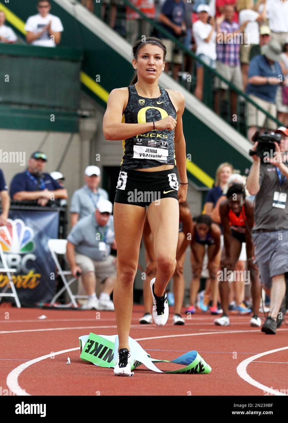 Jenna Prandini is shown at the U.S. track and field championships in ...
