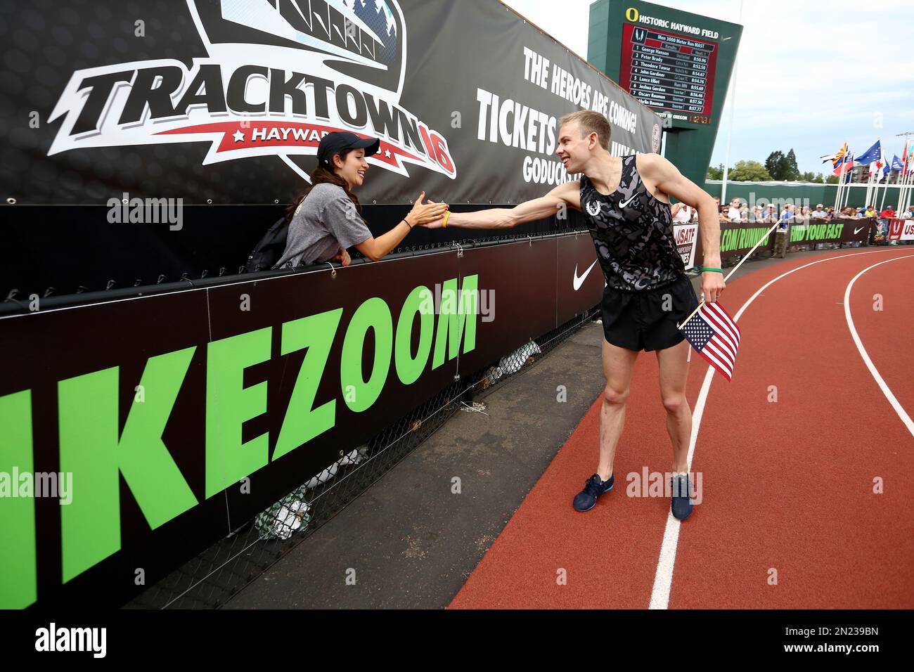 Galen Rupp is shown at the U.S. track and field championships in Eugene ...