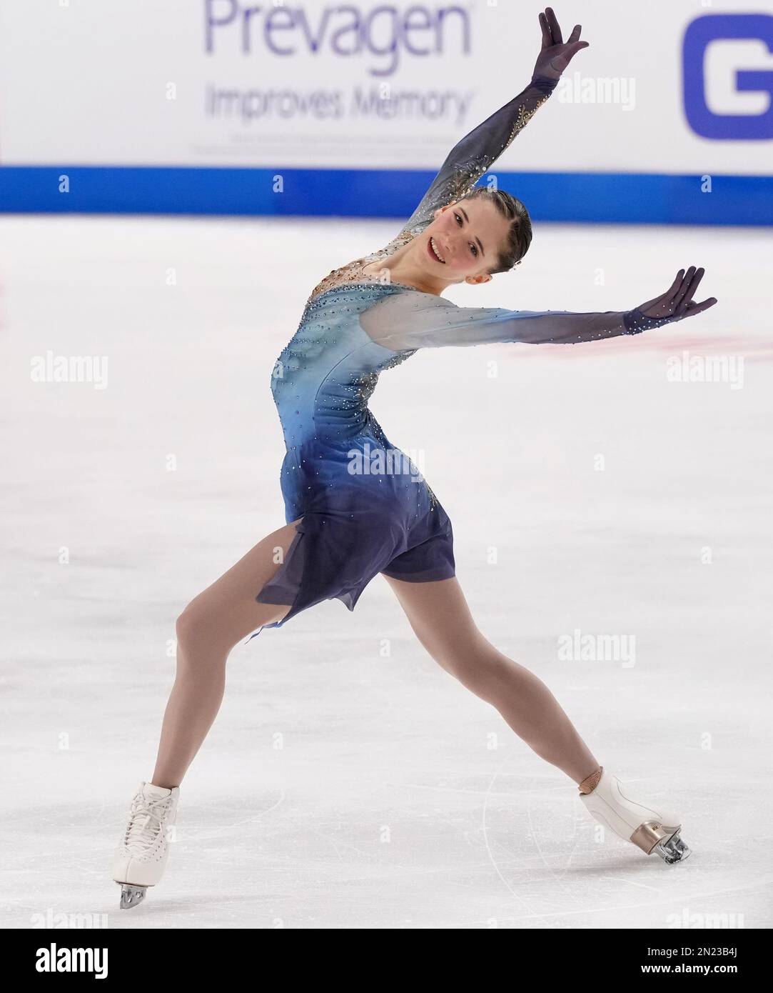 San Jose, California, USA. 27th Jan, 2023. Isabeau Levito skates the ...