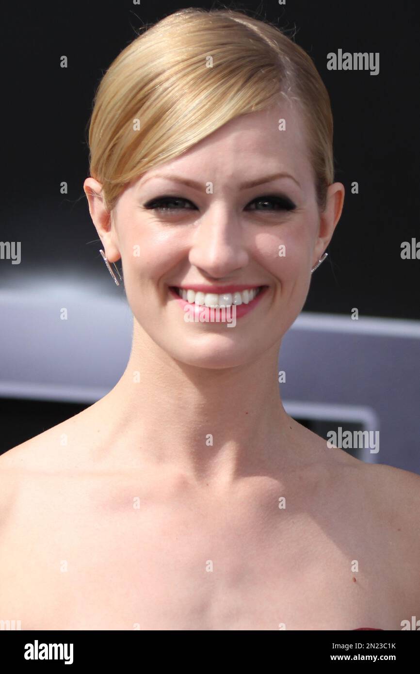 Beth Behrs arrives at the LA Premiere of "Terminator Genisys" at the ...