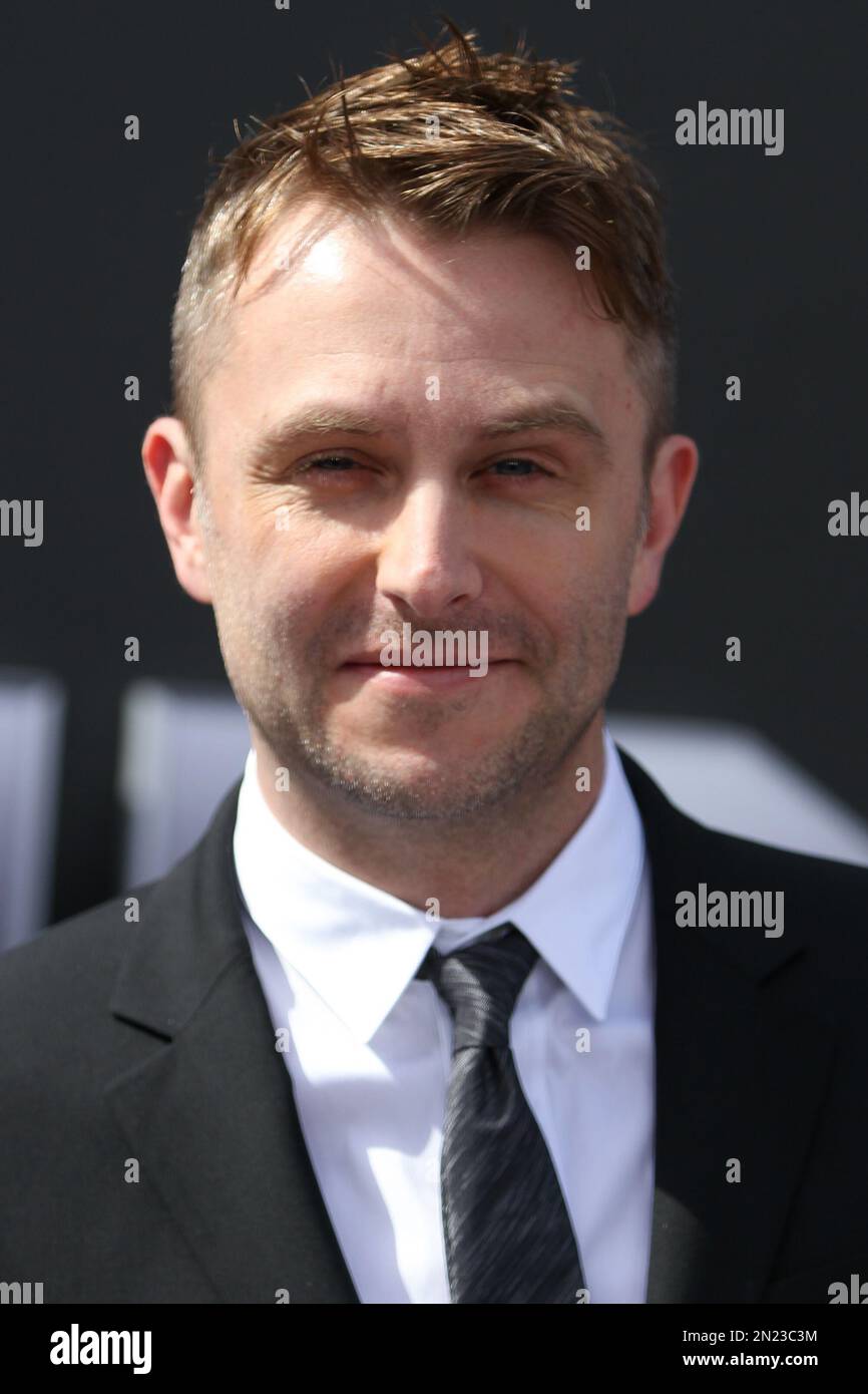 Chris Hardwick arrives at the LA Premiere of "Terminator Genisys" at ...