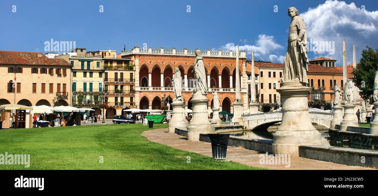 Padua (Veneto, Italy) The Palazzo Loggia Palazzo Amulea neo-Gothic ...