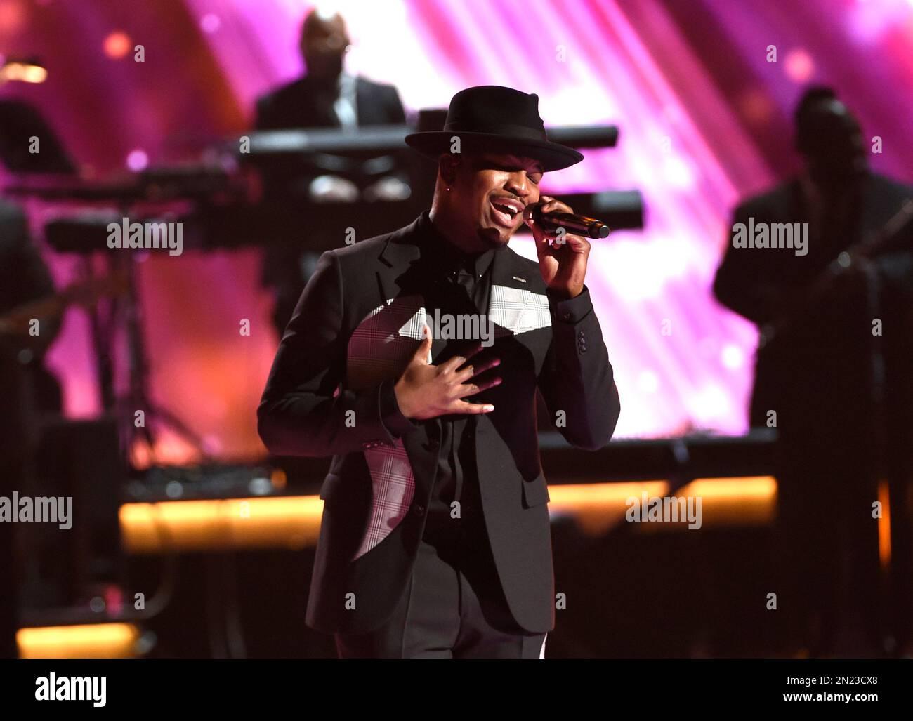 Ne-Yo performs during a tribute to Smokey Robinson at the BET Awards at ...